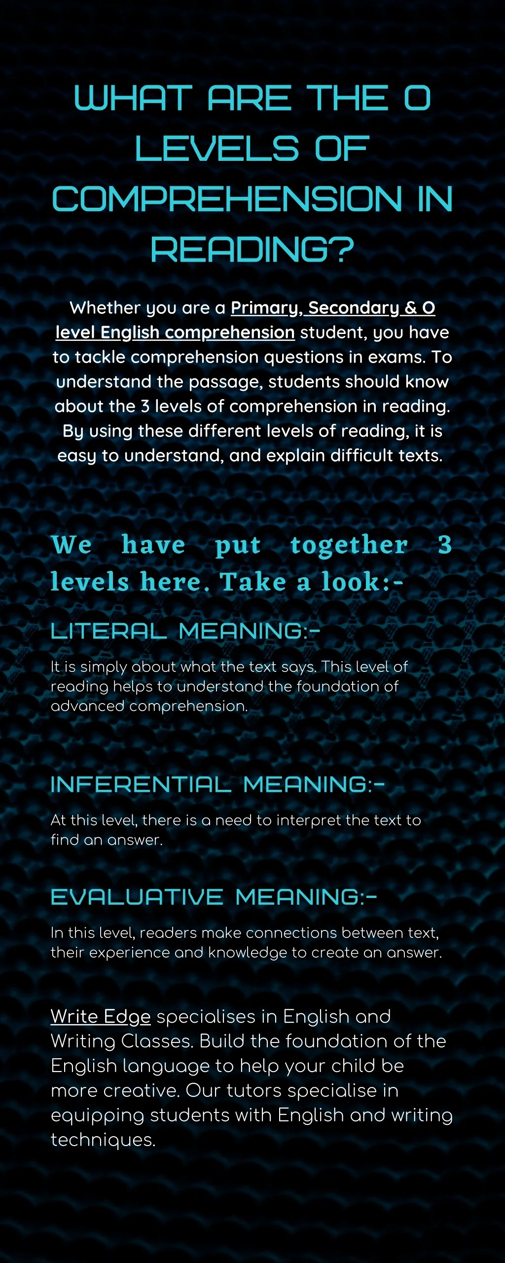 PPT - What Are The O Levels Of Comprehension In Reading PowerPoint ...