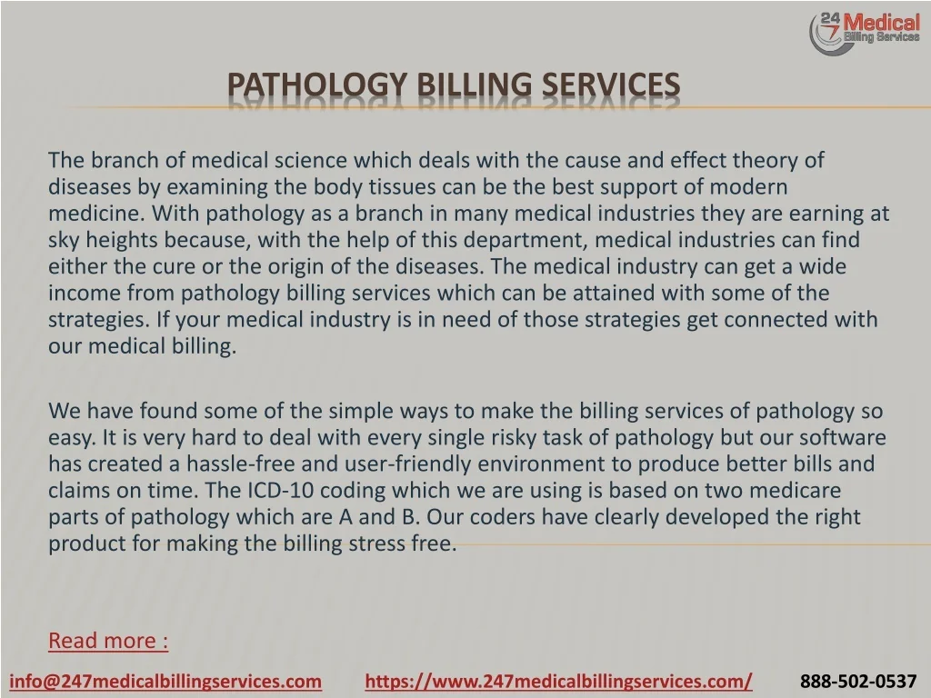 PPT - Pathology Billing Services PowerPoint Presentation, free download ...