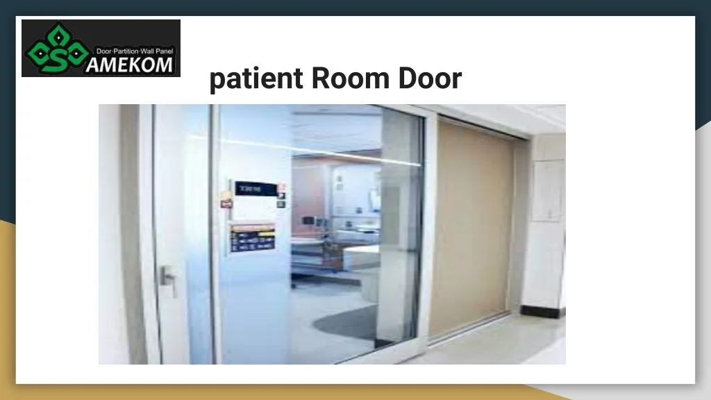 PPT - patient Room Door PowerPoint Presentation, free download - ID ...