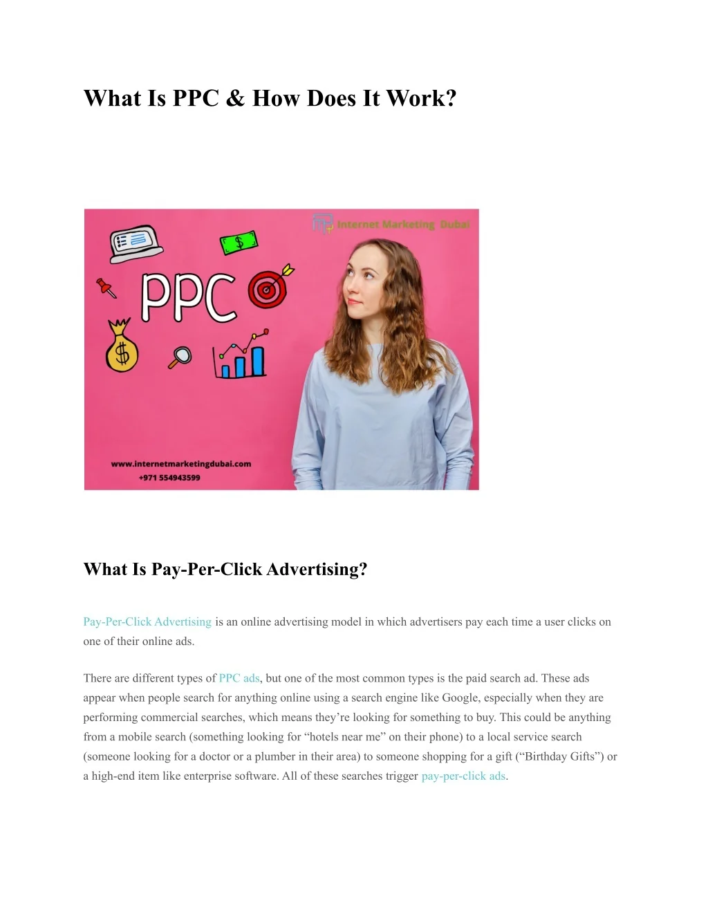 PPT - What Is PPC & How Does It Work PDF | Internet Marketing Dubai ...