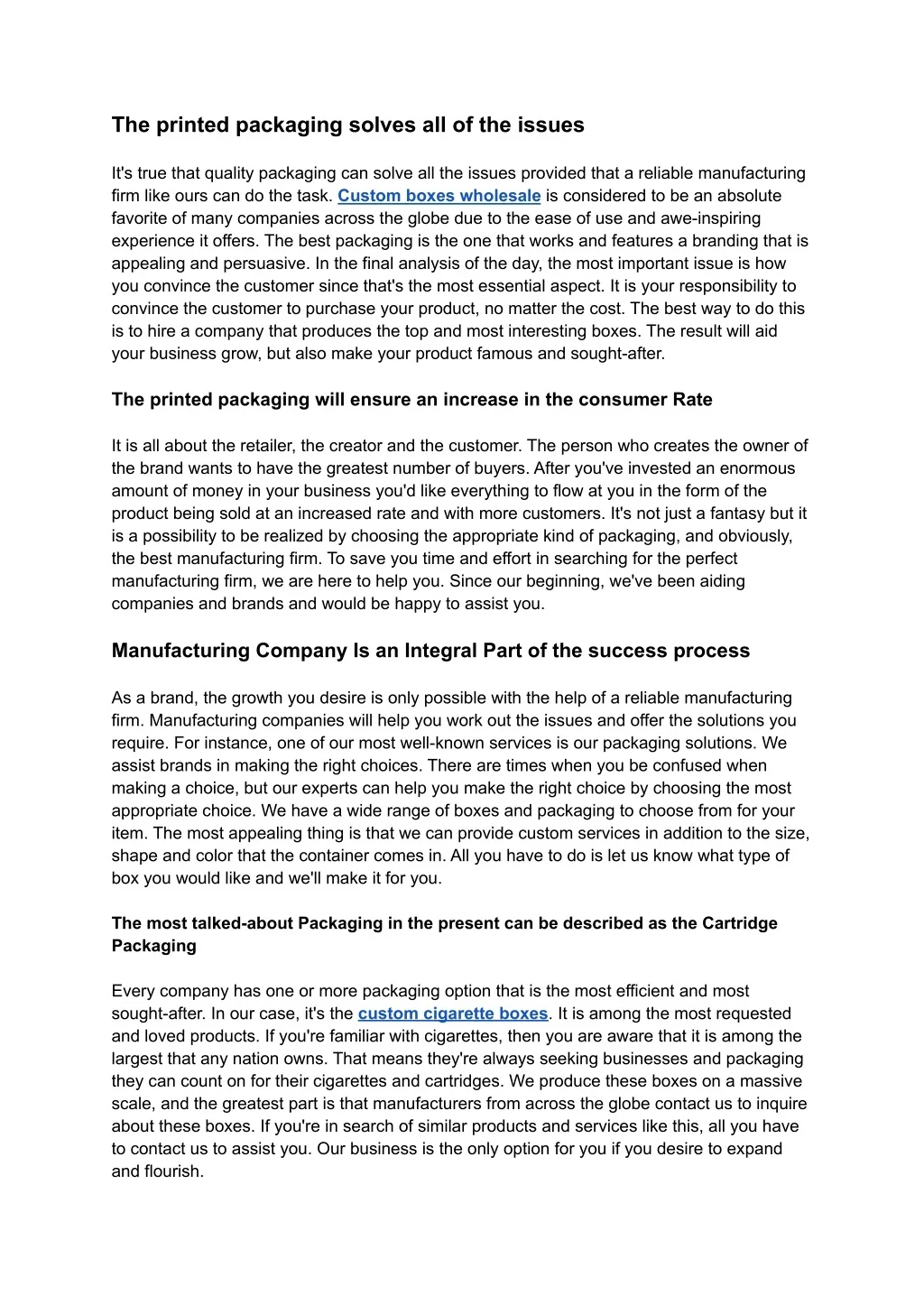 PPT - The printed packaging solves all of the issues PowerPoint ...