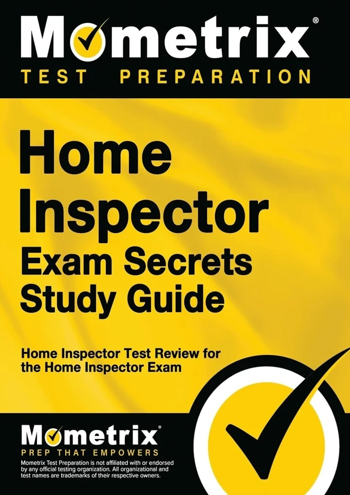 PPT - EBOOK Home Inspector Exam Secrets Study Guide Home Inspector Test ...