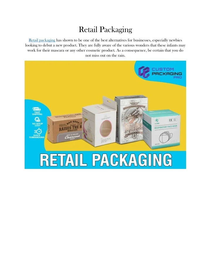 PPT - Retail Packaging PowerPoint Presentation, free download - ID:10991806