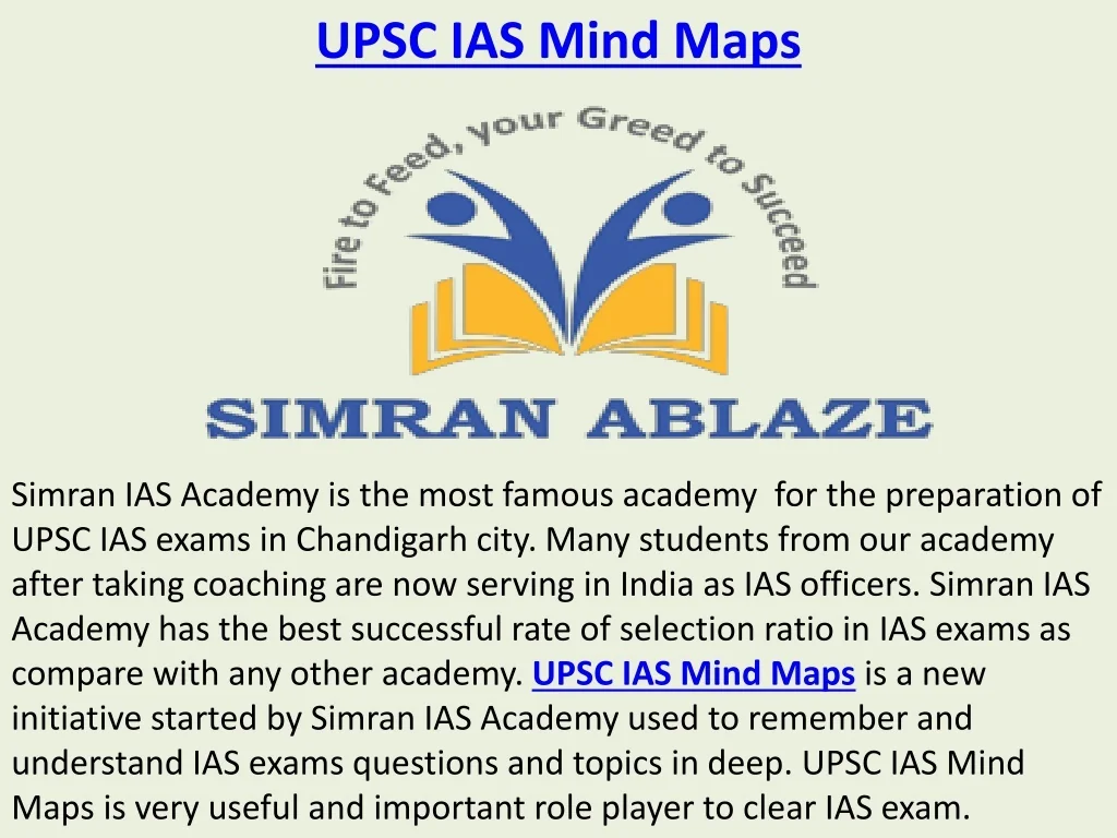 PPT - UPSC IAS Mind Maps Simran IAS Academy PowerPoint Presentation ...