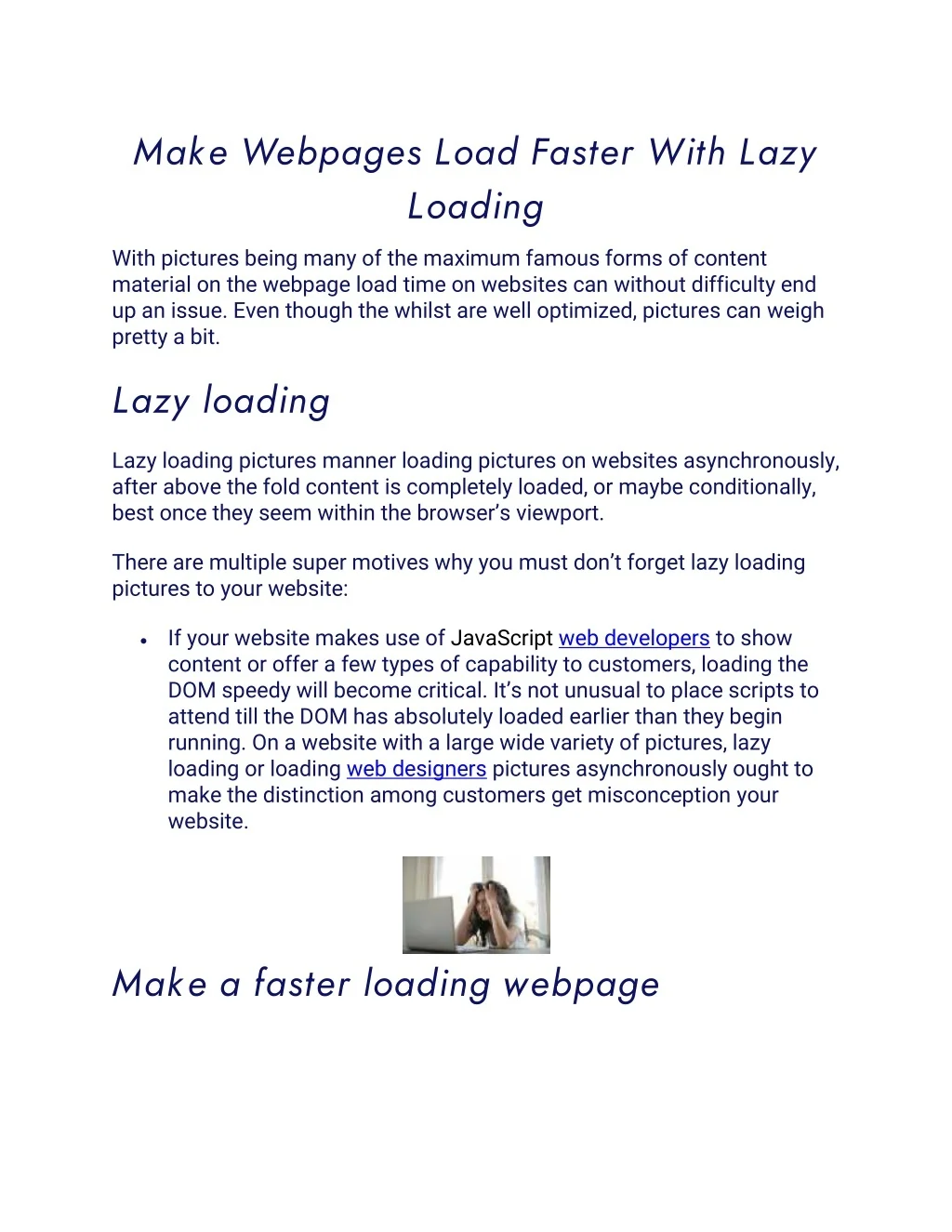 PPT - Make Webpages Load Faster With Lazy Loading PowerPoint Presentation - ID:11004282
