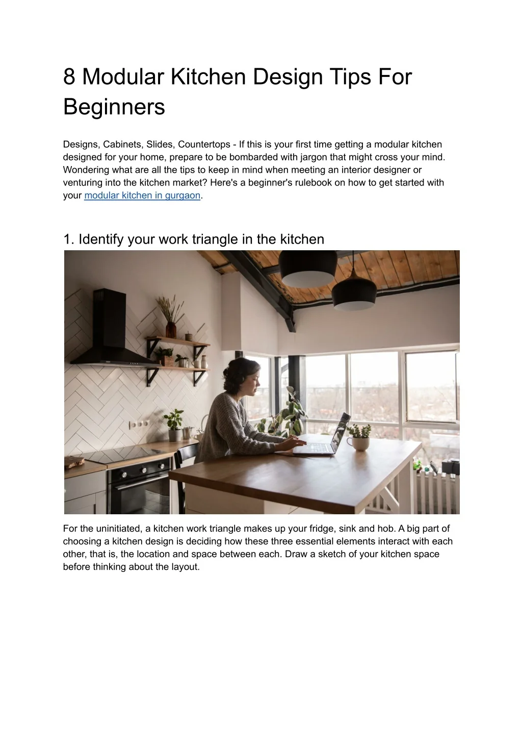 PPT - 8 modular kitchen design tips for beginners PowerPoint ...