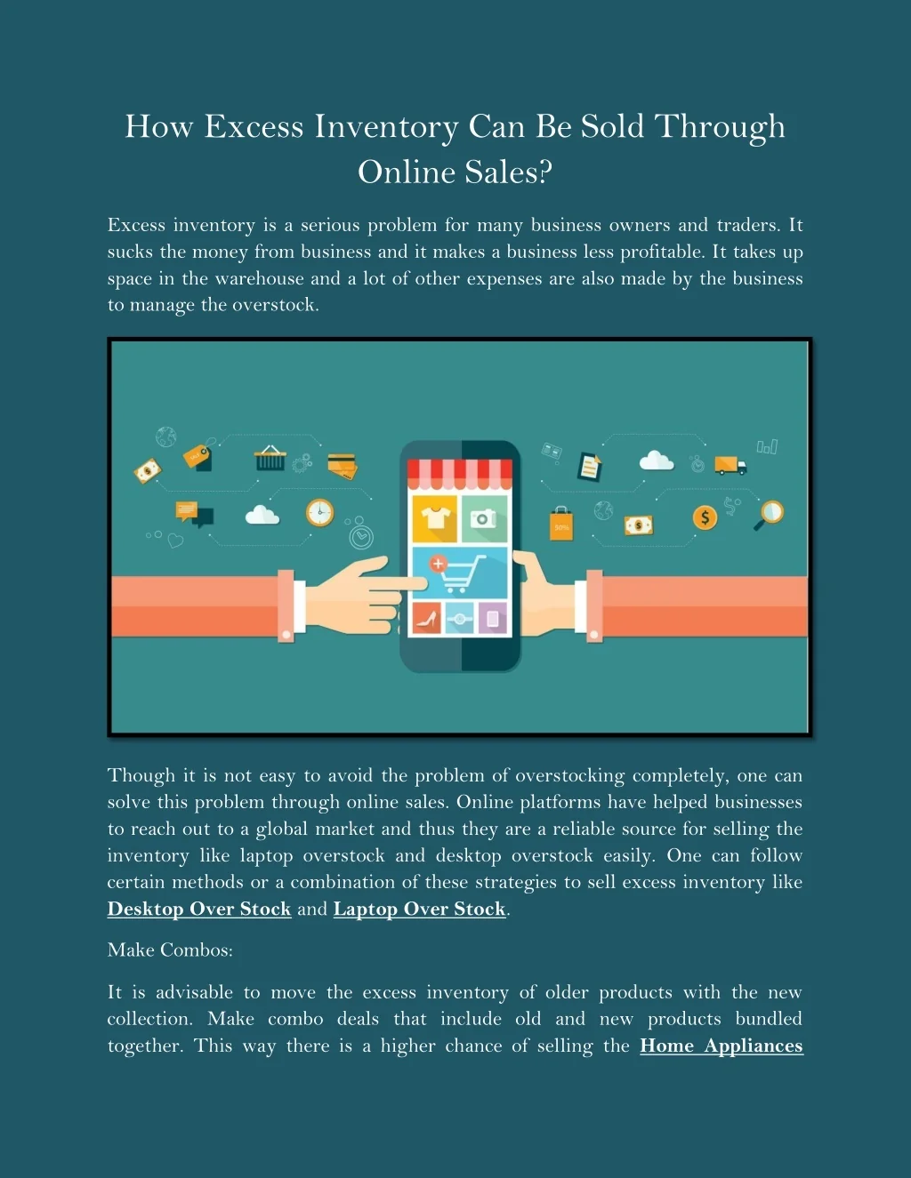 PPT - How Excess Inventory Can Be Sold Through Online Sales PowerPoint ...