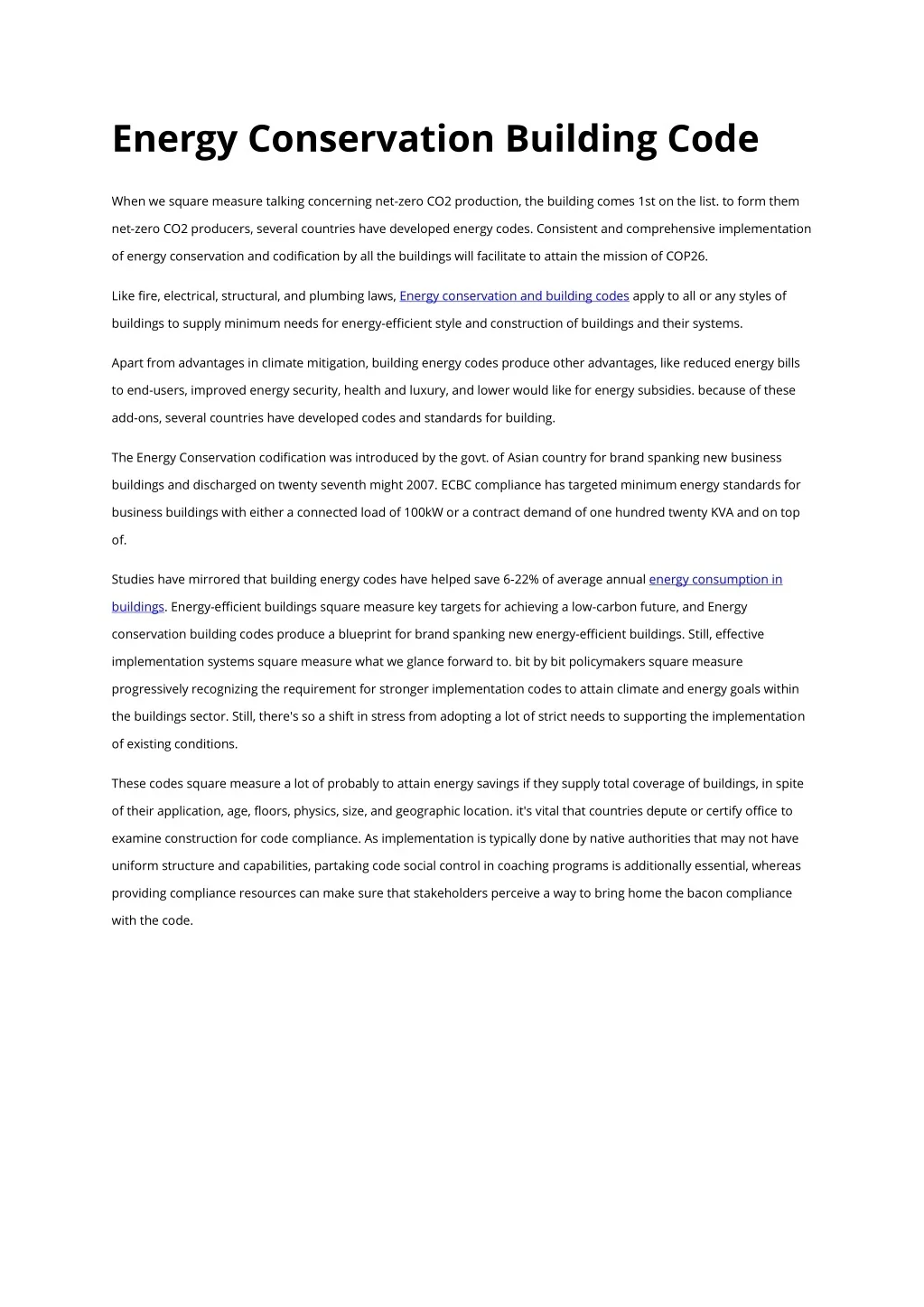 PPT - Energy Conservation Building Code PowerPoint Presentation, free ...