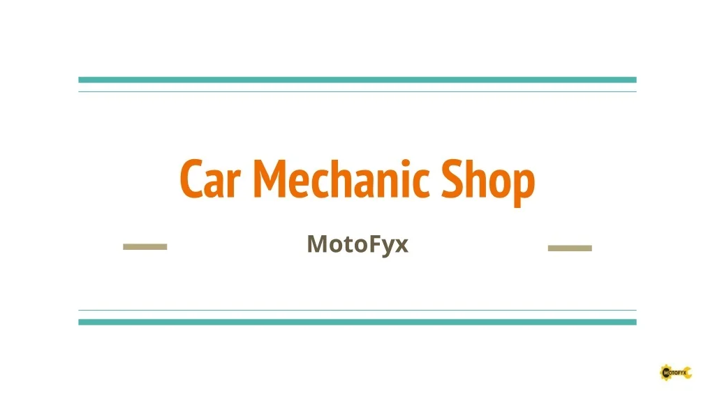 PPT - Car Mechanic Shop PowerPoint Presentation, free download - ID ...