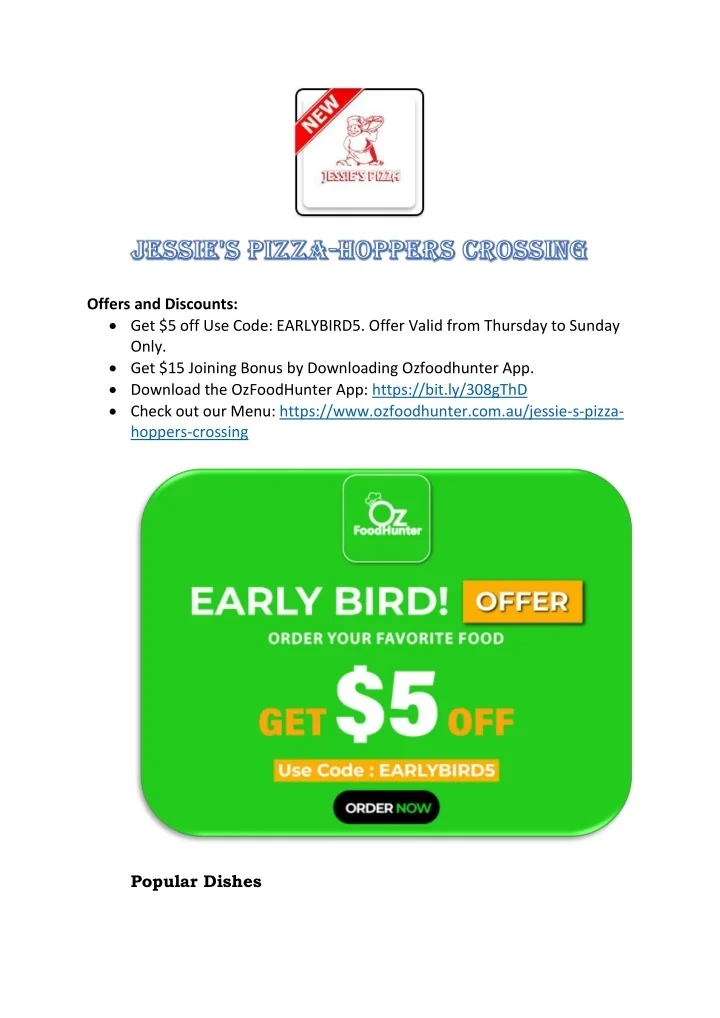 PPT - Jessie's Pizza-Hoppers Crossing PowerPoint Presentation, free ...