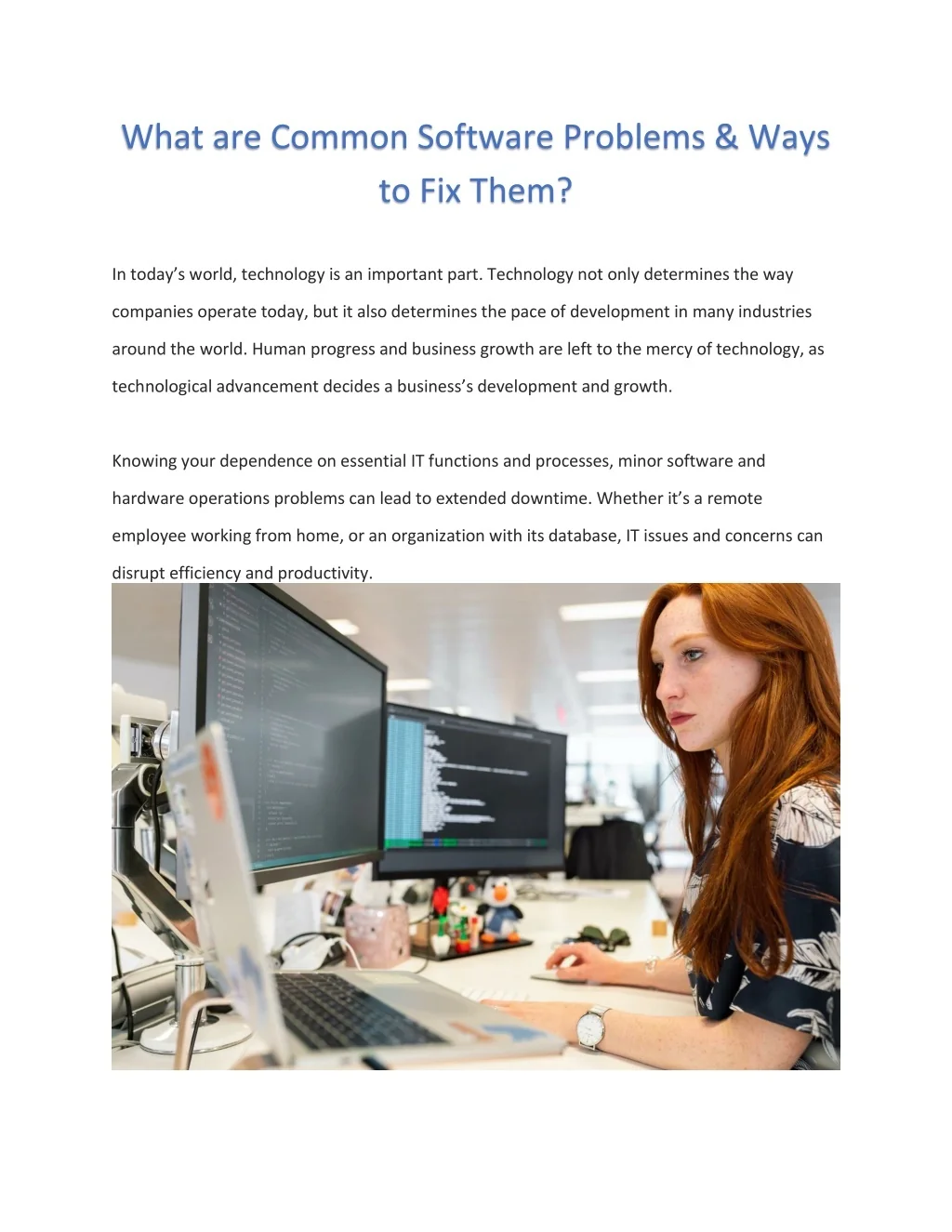 PPT - What are Common Software Problems & Ways to Fix Them PowerPoint ...