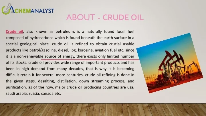 PPT - Crude oil prices PowerPoint Presentation, free download - ID:11034484