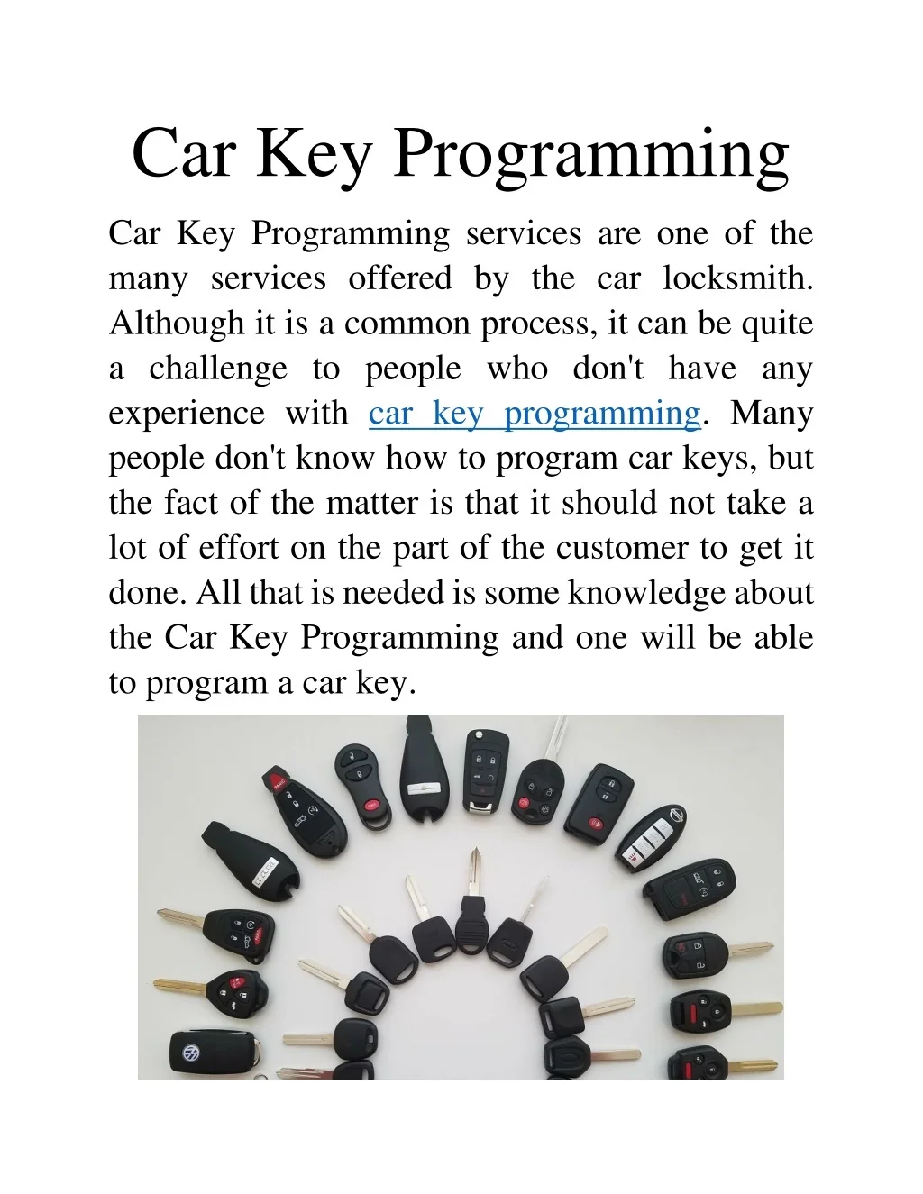 PPT - Car Key Programming PowerPoint Presentation, free download - ID ...