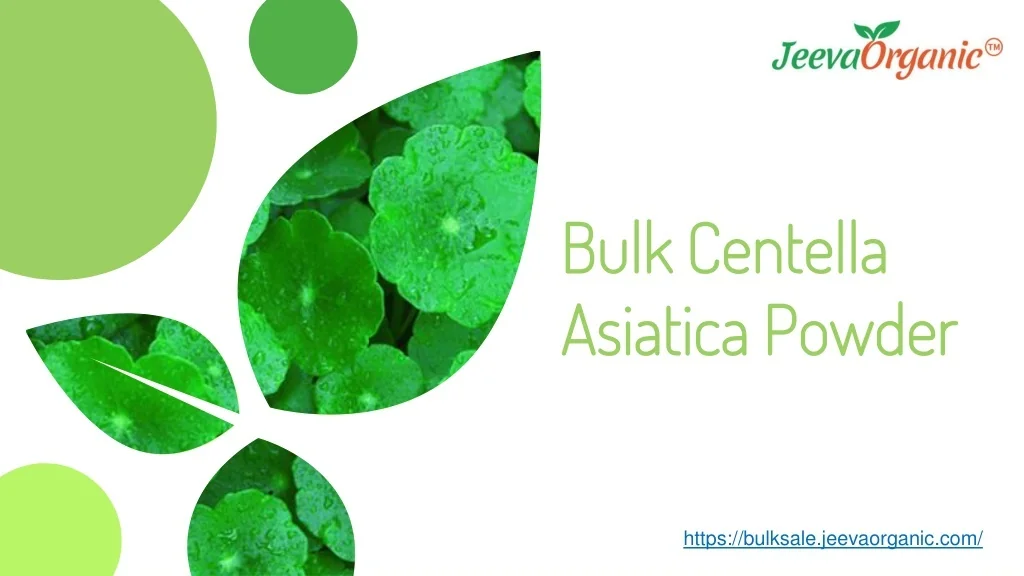 PPT - Organic Centella Asiatica Powder Supplier | Bulk Centella ...
