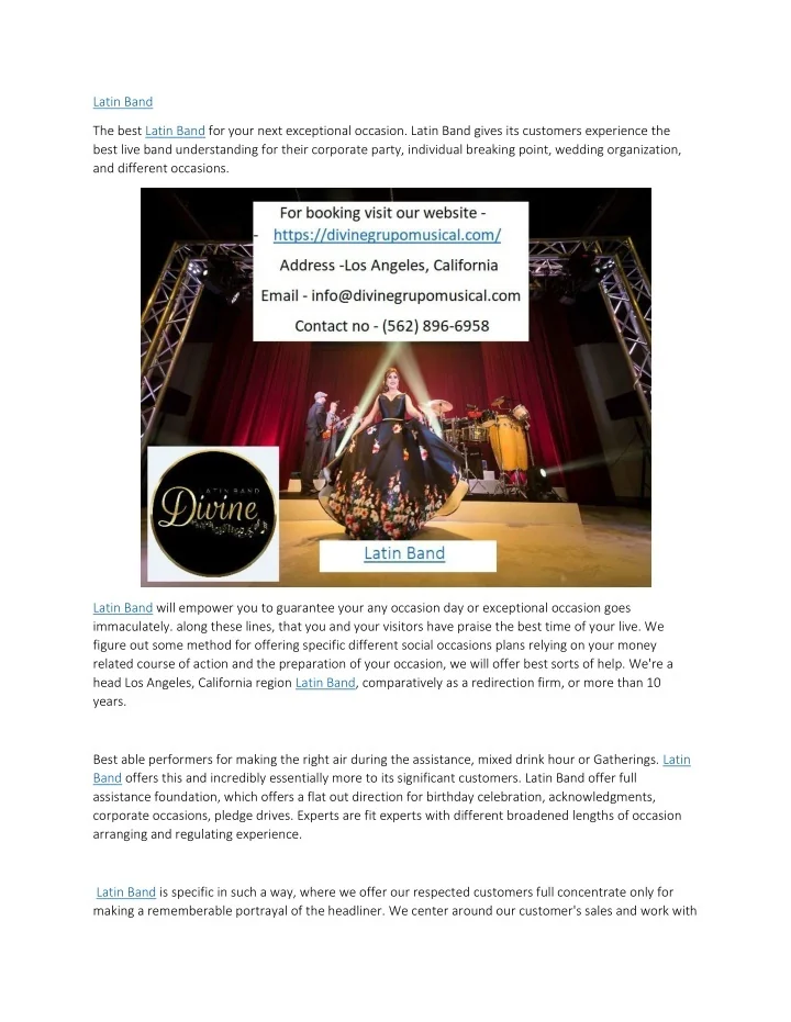 PPT - Latin Band PowerPoint Presentation, free download - ID:11043890