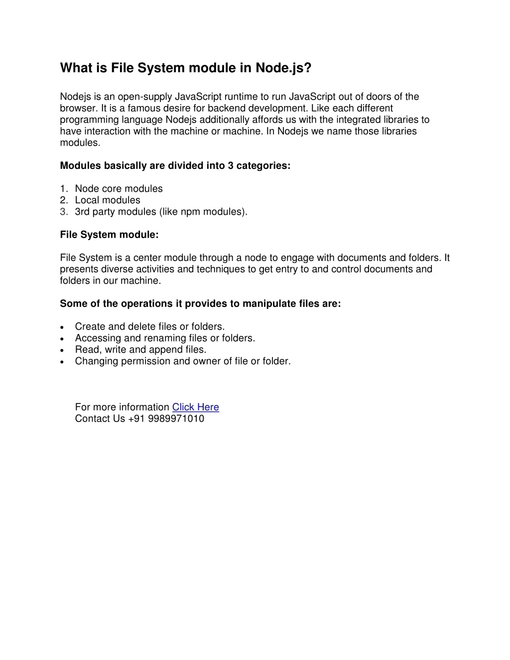 PPT - What is File System module in Node PowerPoint Presentation, free ...