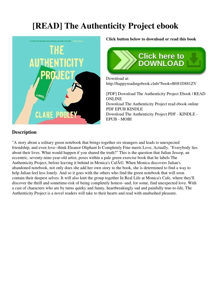 PPT - [READ] The Authenticity Project ebook PowerPoint Presentation ...