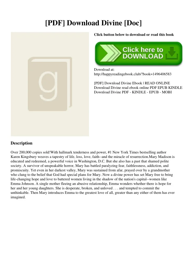 Ppt Pdf Download Divine Doc Powerpoint Presentation Free