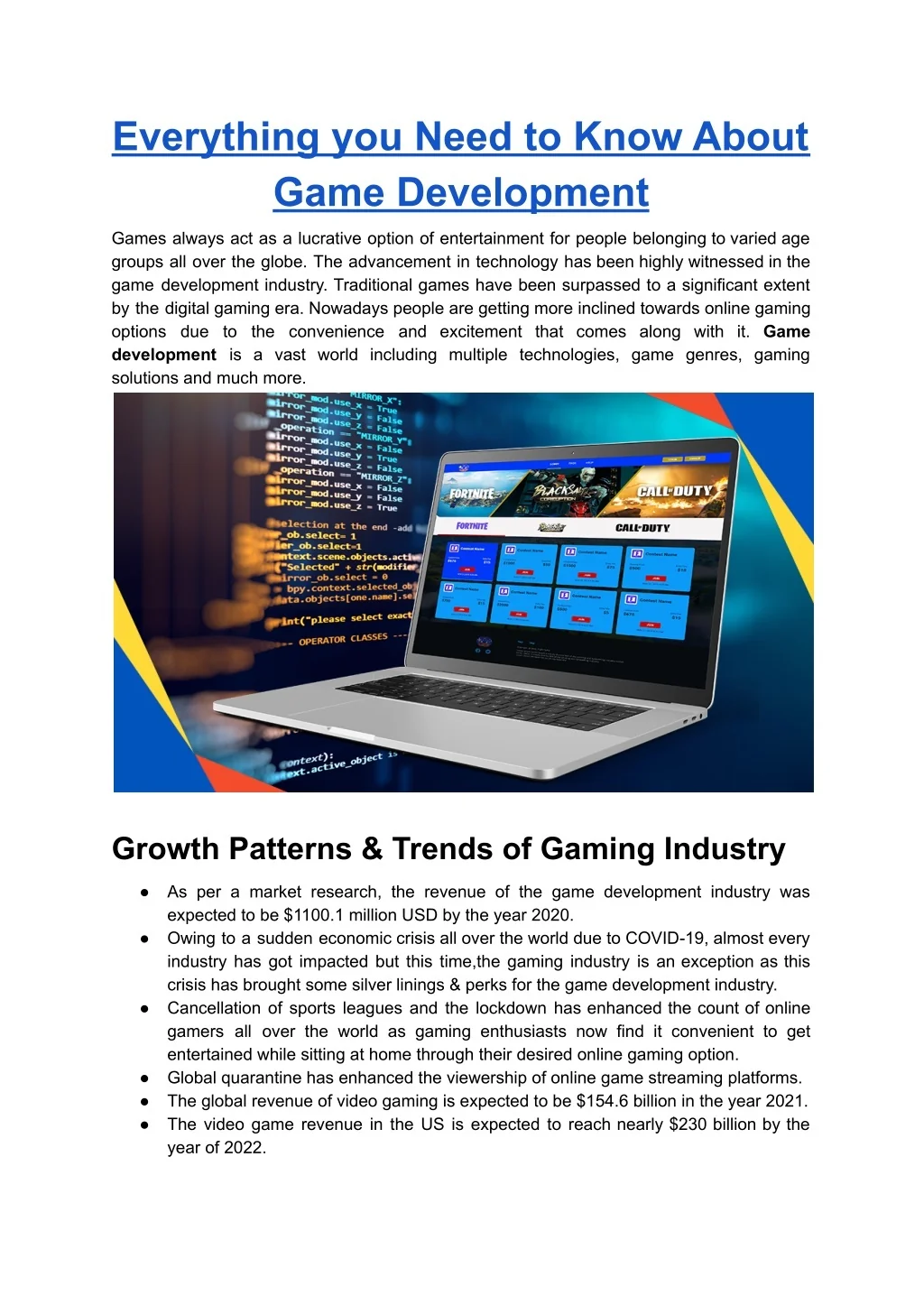 PPT - Everything you Need to Know About Game Development PowerPoint ...