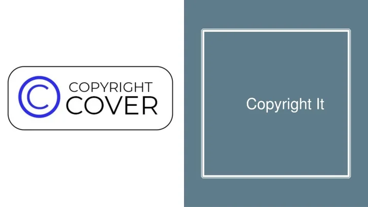 PPT - Copyright It | Copyright Cover PowerPoint Presentation, free ...