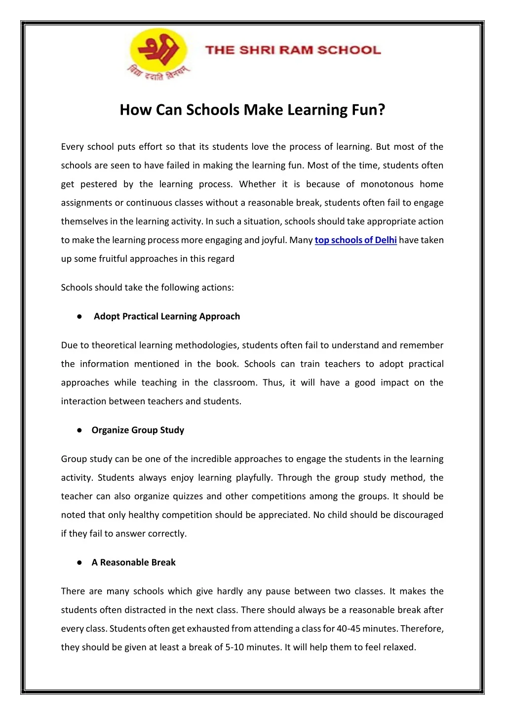 PPT - How Can Schools Make Learning Fun PowerPoint Presentation, free ...
