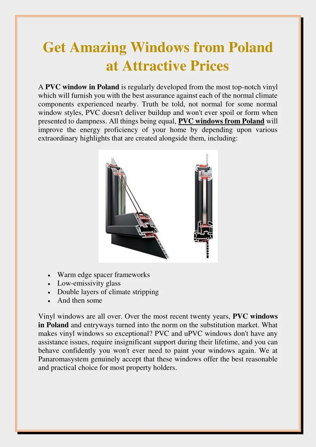 PPT - Get Amazing Windows From Poland at Attractive Prices PowerPoint ...