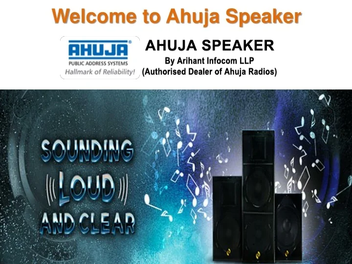 PPT - Supplier of Ahuja PA Microphone PowerPoint Presentation, free ...