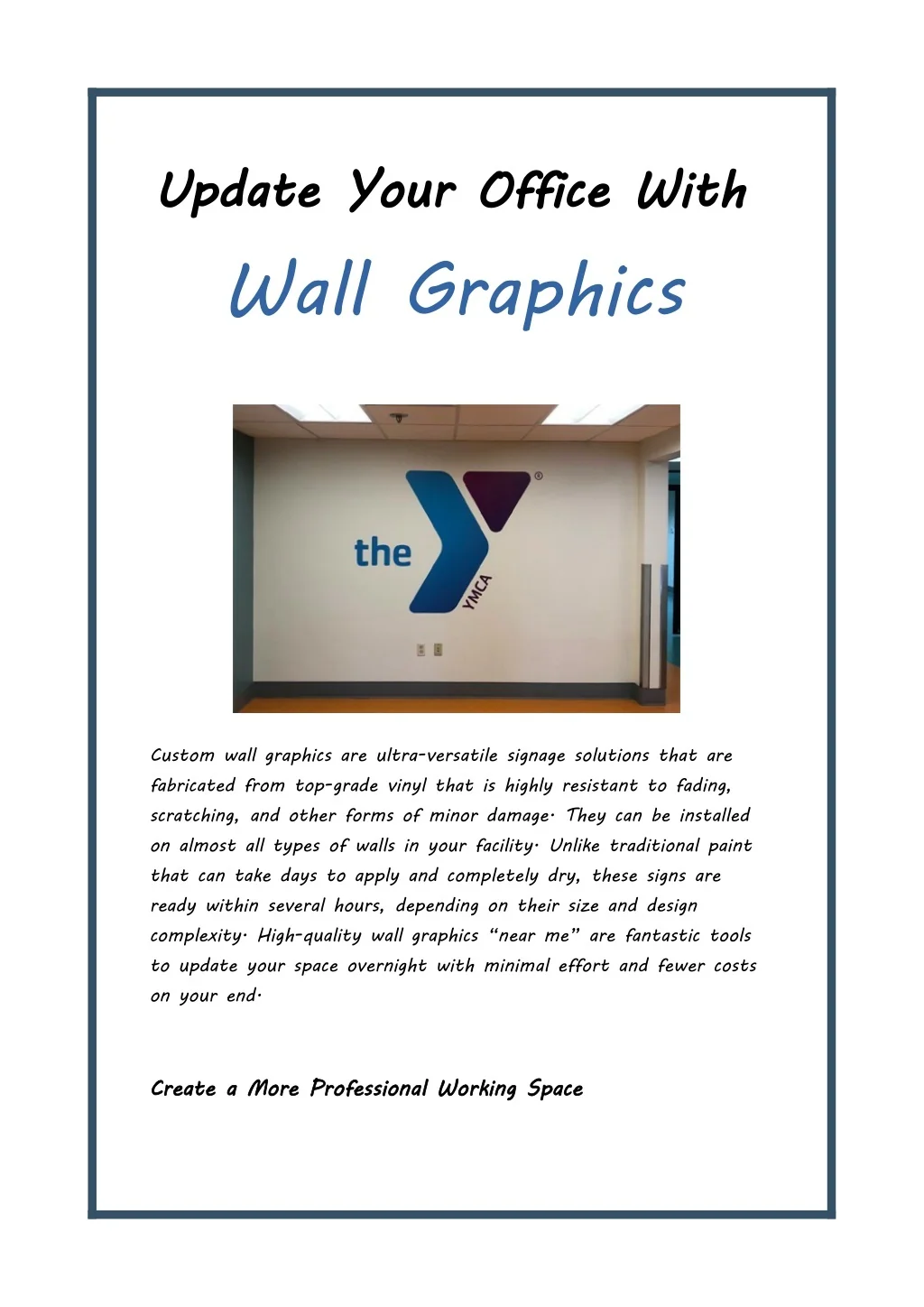 PPT - Update Your Office With Wall Graphics PowerPoint Presentation ...