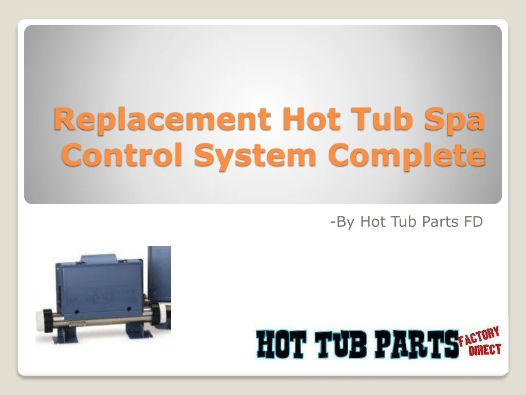 PPT - Replacement Hot Tub Spa Control System Complete PowerPoint ...