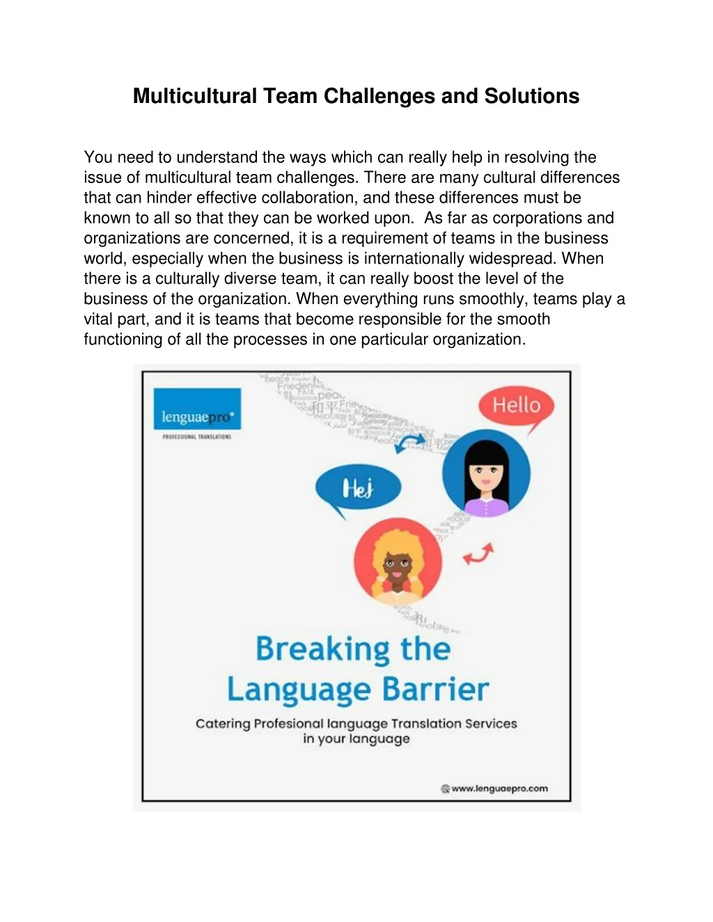 PPT - Multicultural Team Challenges and Solutions PowerPoint ...