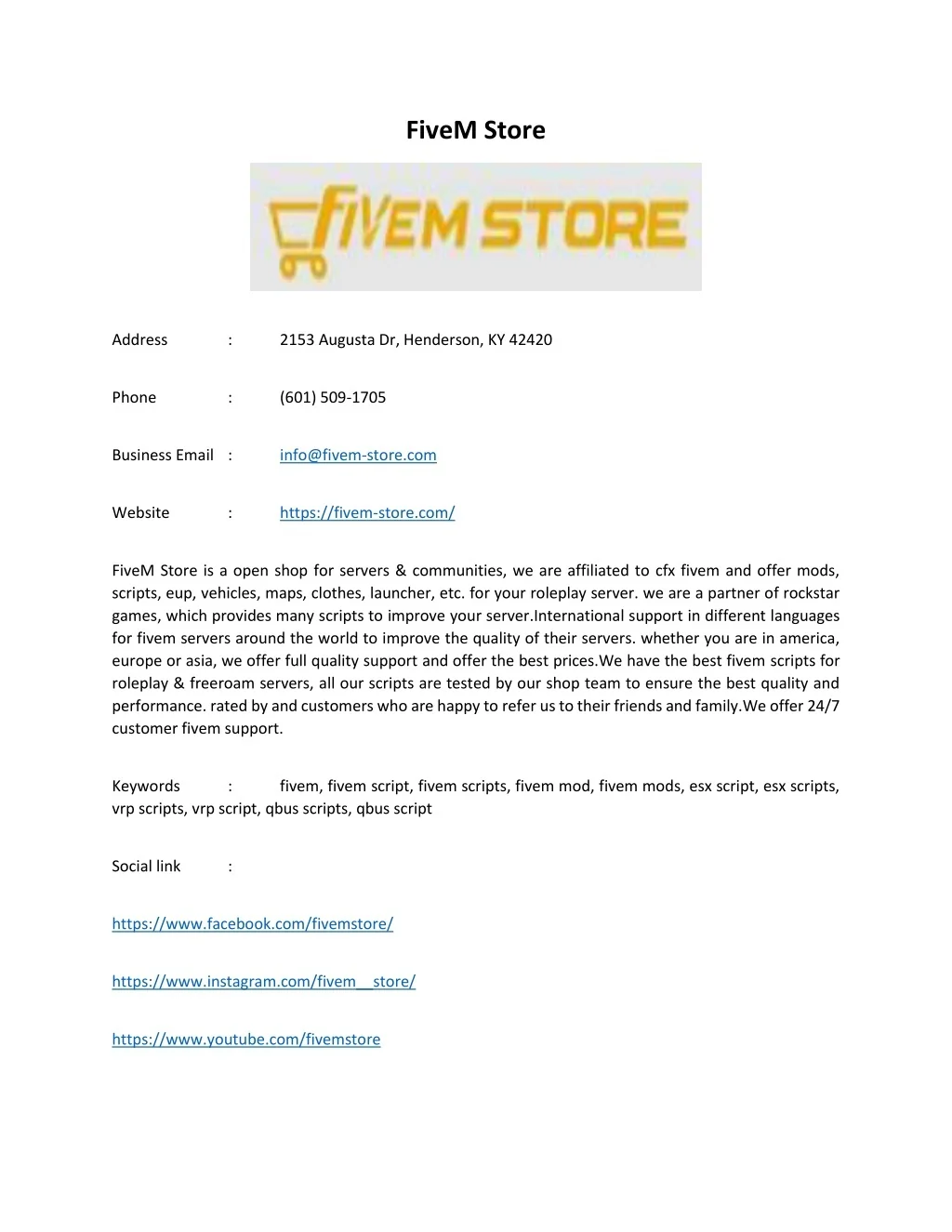 PPT - FiveM Store PowerPoint Presentation, free download - ID:11104707