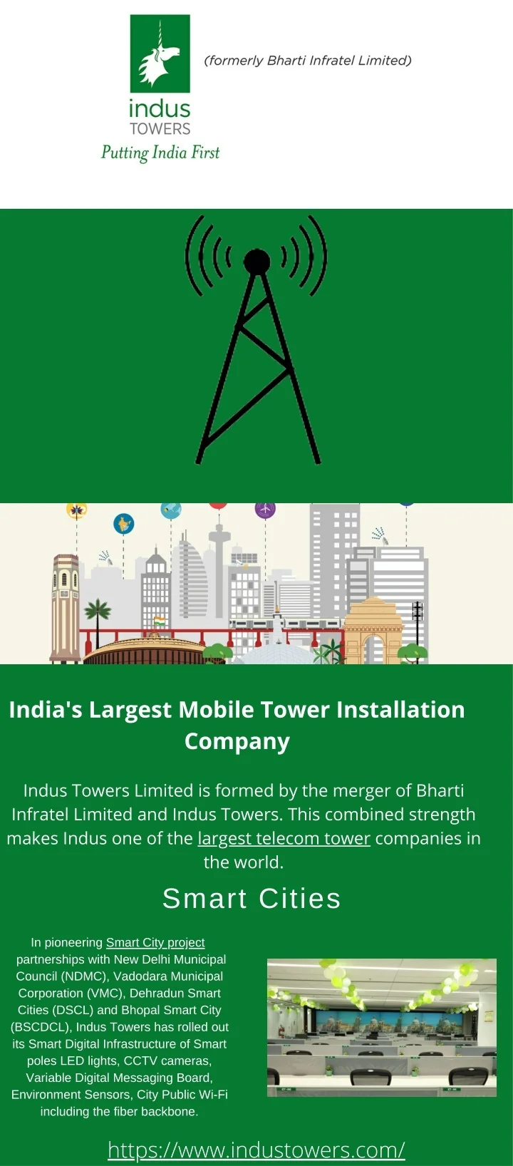 PPT - India's Largest Mobile Tower Installation Company - Indus Towers ...