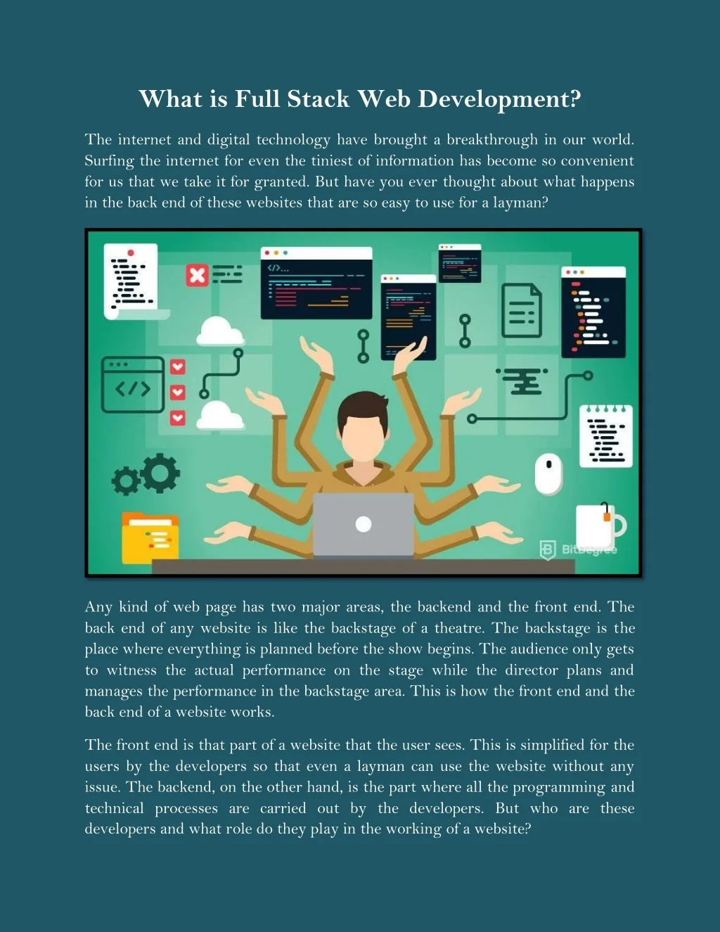 PPT - What is Full Stack Web Development PowerPoint Presentation, free ...