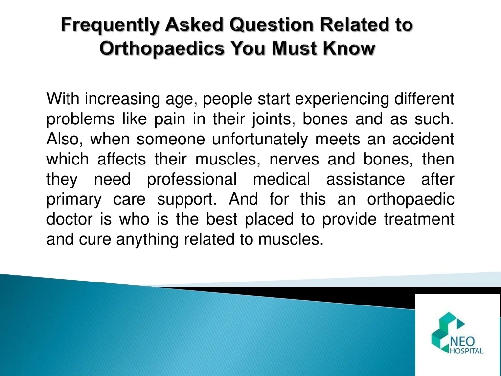 PPT - Frequently Asked Question Related to Orthopaedics You Must Know ...