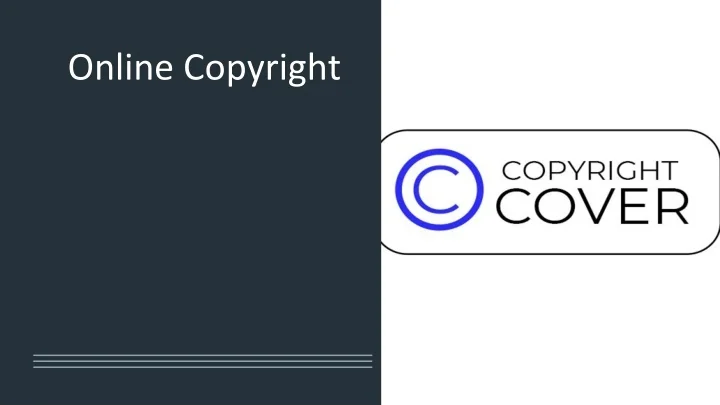 PPT - Online Copyright | Copyright Cover PowerPoint Presentation, free ...