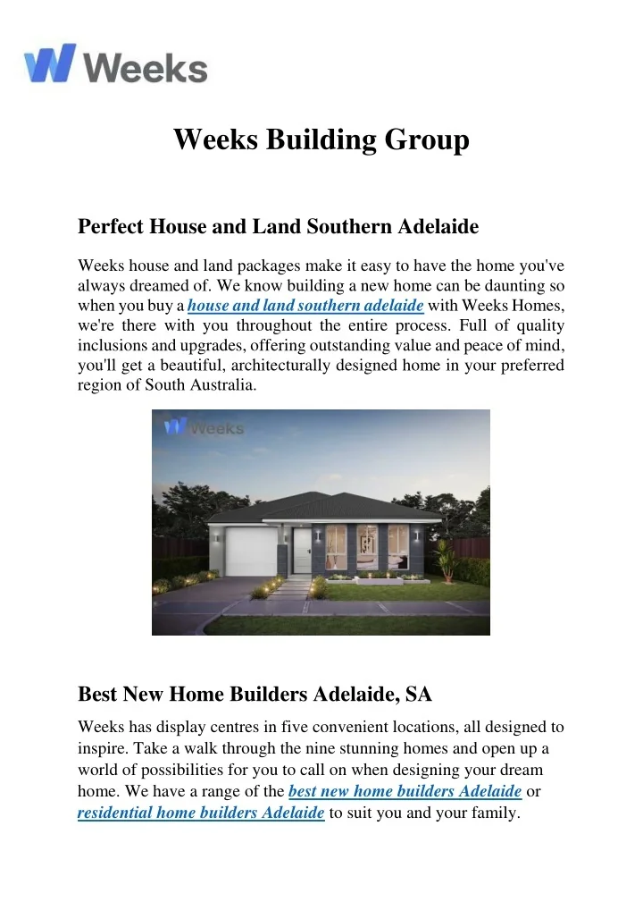 PPT - Perfect House and Land Southern Adelaide PowerPoint Presentation ...