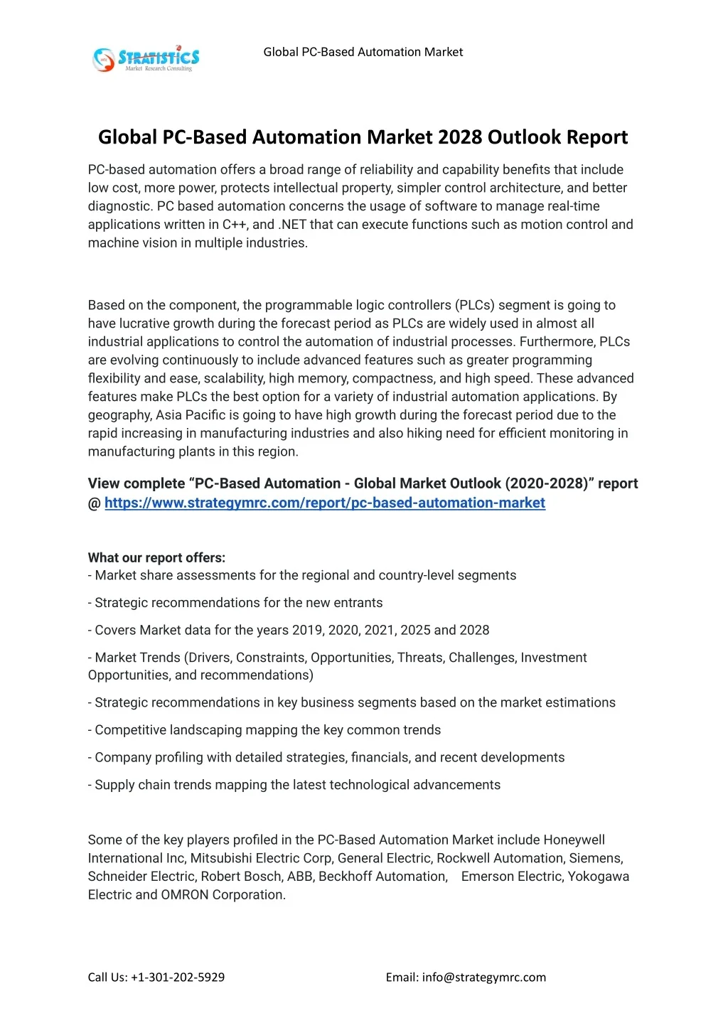 PPT - 2021 PC-Based Automation Industry Global Analysis Report ...