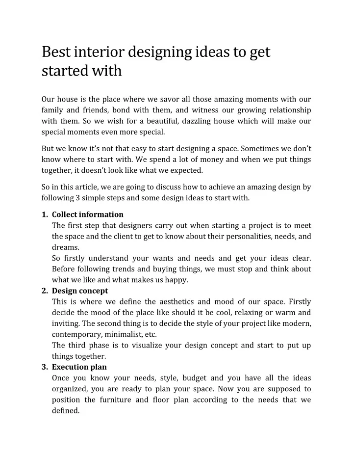 PPT - Best interior designing ideas to get started with PowerPoint ...
