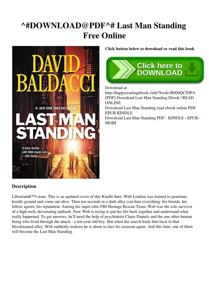 PPT - ^#DOWNLOAD@PDF^# Last Man Standing Free Online PowerPoint ...