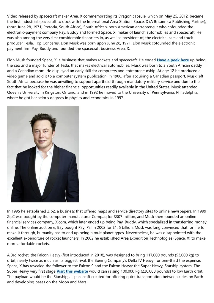 PPT - Elon Musk's Life Story: Tesla Ceo's Early Years, Career ...