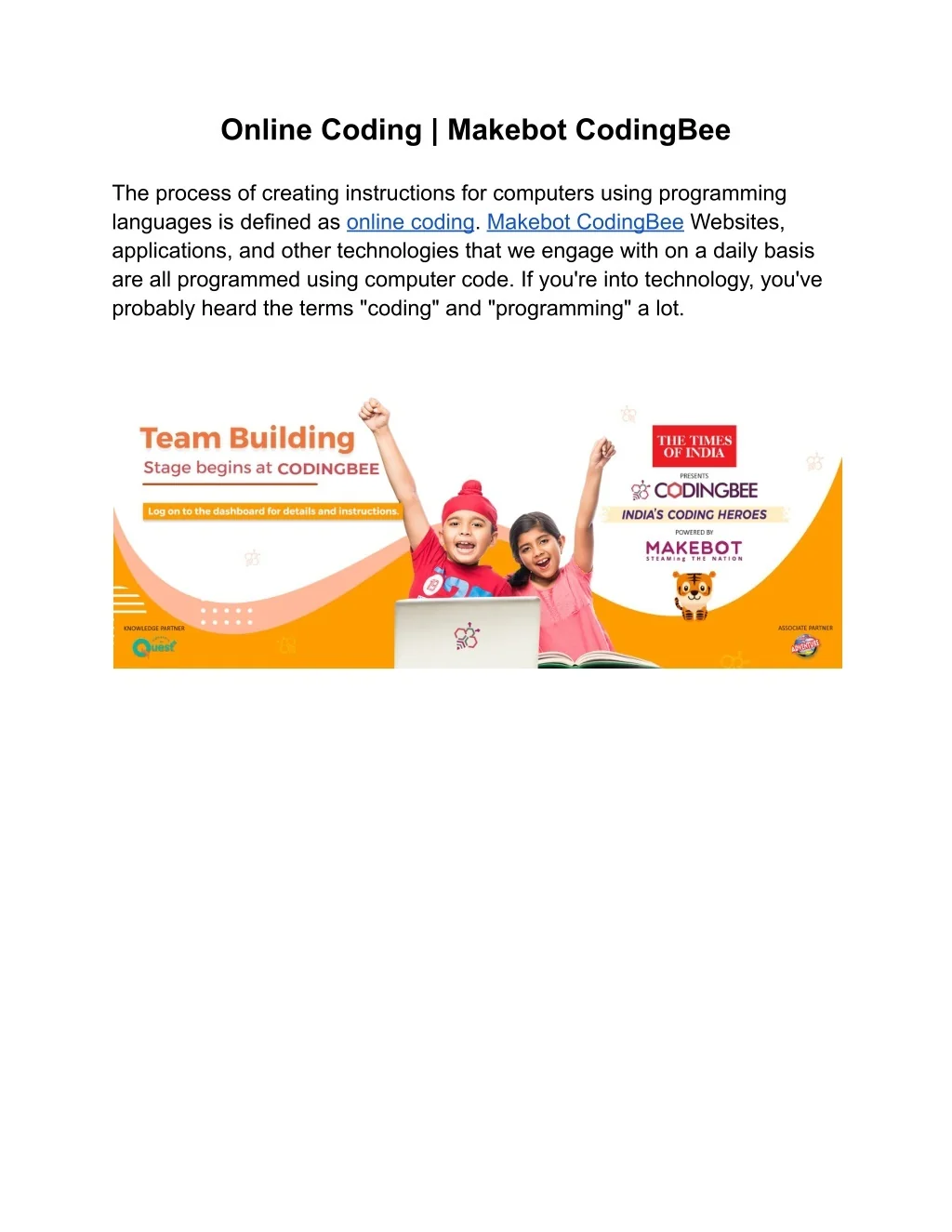 PPT - Online Coding _ Makebot CodingBee PowerPoint Presentation, free download - ID:11150188