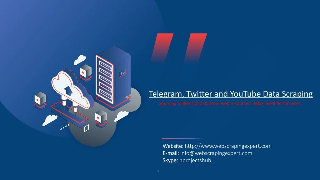 PPT - Telegram, Twitter and YouTube Data Scraping PowerPoint ...