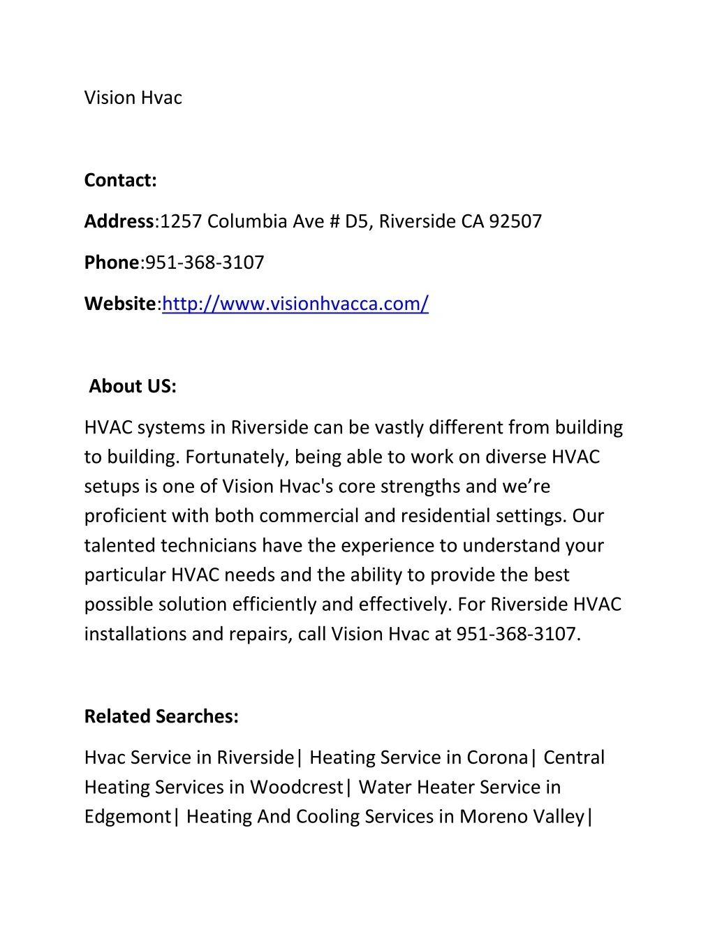PPT - Vision Hvac PowerPoint Presentation, free download - ID:11153071