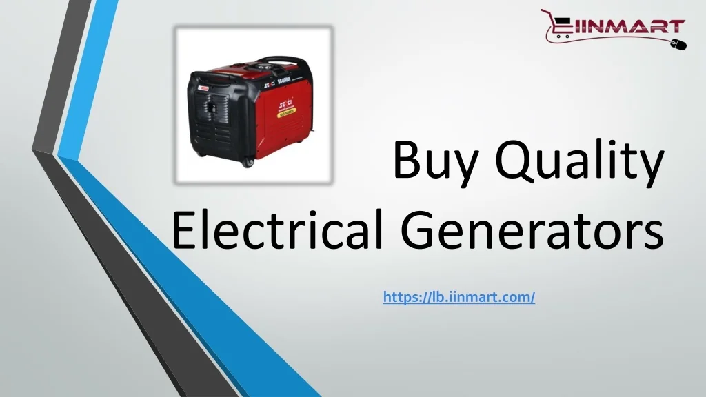 PPT - Buy Quality Electrical Generators PowerPoint Presentation, free ...