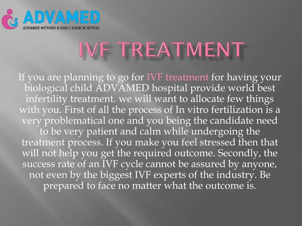 PPT - ppt ivf treatment PowerPoint Presentation, free download - ID ...