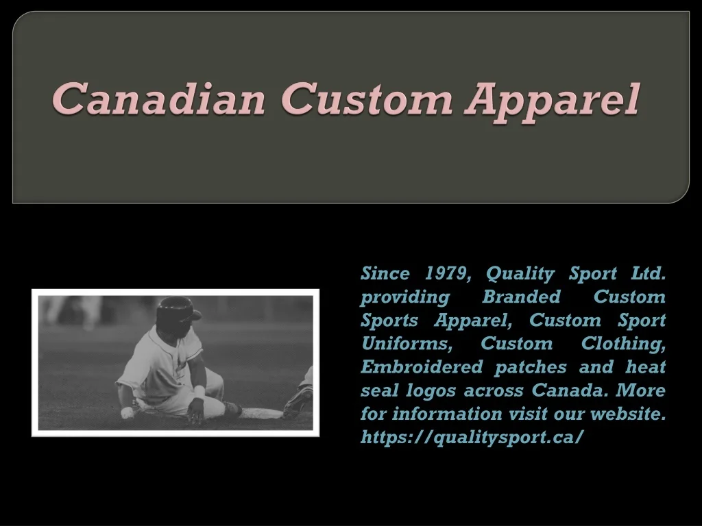 PPT - Canadian Custom Apparel PowerPoint Presentation, free download ...