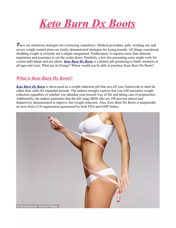 Ppt Keto Burn Dx Powerpoint Presentation