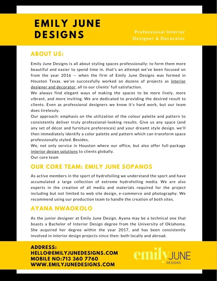 PPT - Top Houston Interior Decorator-Emily June Designs PowerPoint ...