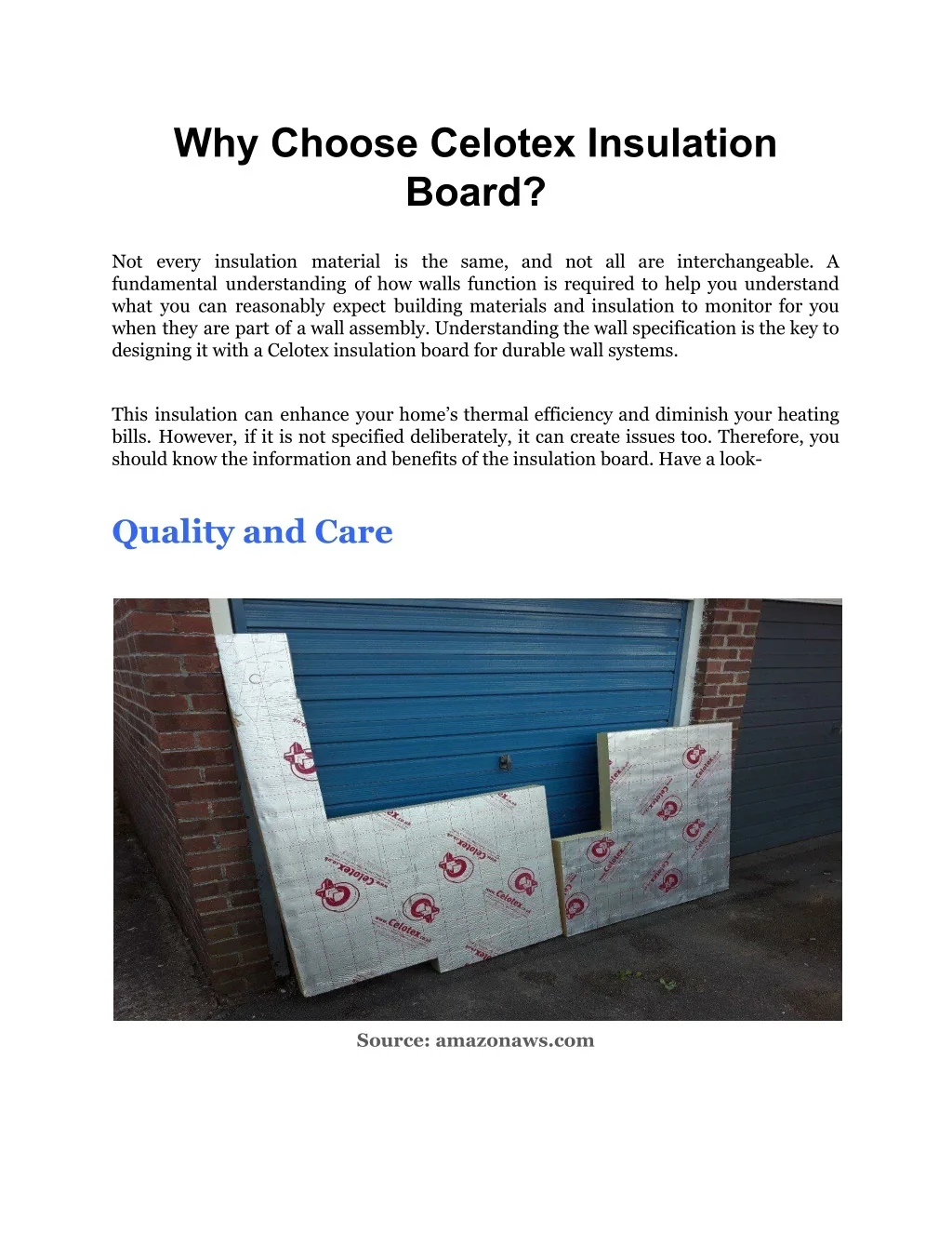 PPT - Why Choose Celotex Insulation Board_ PowerPoint Presentation, free download - ID:11163408