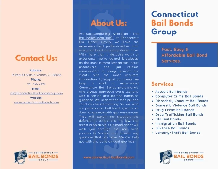 PPT - Connecticut Bail Bonds Group [Brochure] PowerPoint Presentation ...
